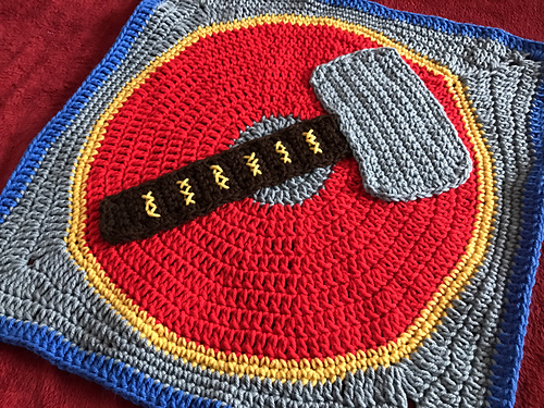 Ravelry: Action Hammer Square pattern by Michael Sellick