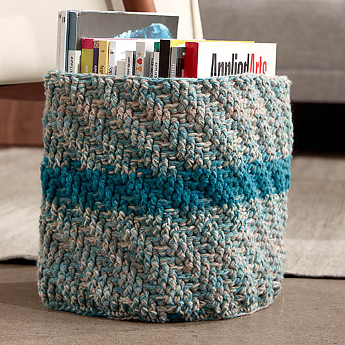 Ravelry: Marled Crochet Basket pattern by Yarnspirations Design Studio
