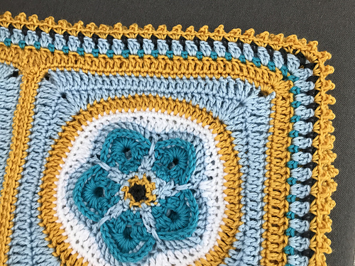 Ravelry: Forget Me Not Afghan pattern by Michael Sellick