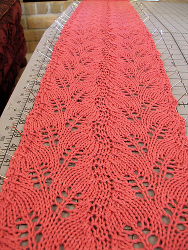 Ravelry: Leaf Lace Scarf pattern by Janet D. Russell