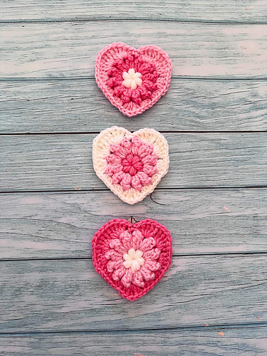 Ravelry: Rustic Heart Motif pattern by The Crochet Fix