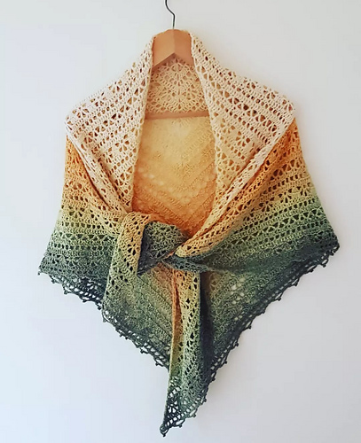 Ravelry: Awakening Shawl pattern by The Crochet Fix