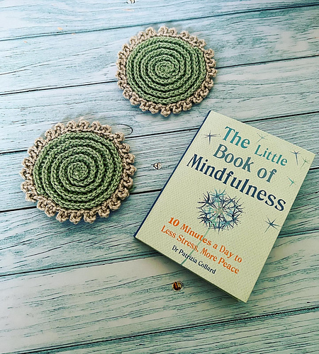 Ravelry: Boho Swirl Coasters pattern by The Crochet Fix