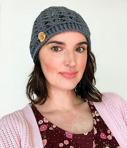 Ravelry: L'il Bit Hippy Skull Cap pattern by The Crochet Fix