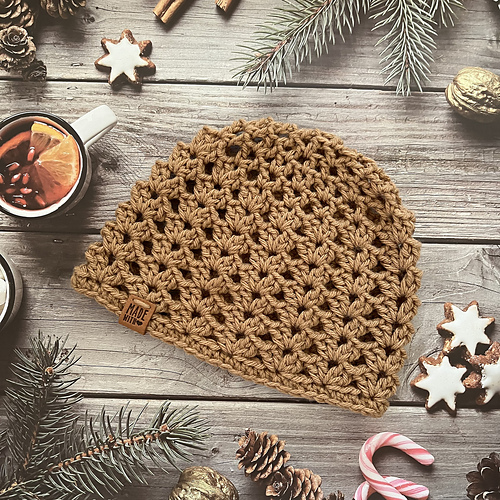 Ravelry: L'il Bit Hippy Skull Cap pattern by The Crochet Fix