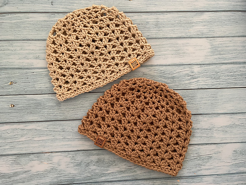 Ravelry: L'il Bit Hippy Skull Cap pattern by The Crochet Fix