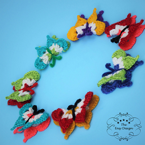 Ravelry: 3D Butterfly pattern by April Miller