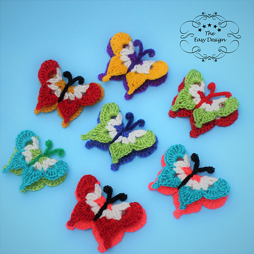 Ravelry: 3D Butterfly pattern by April Miller