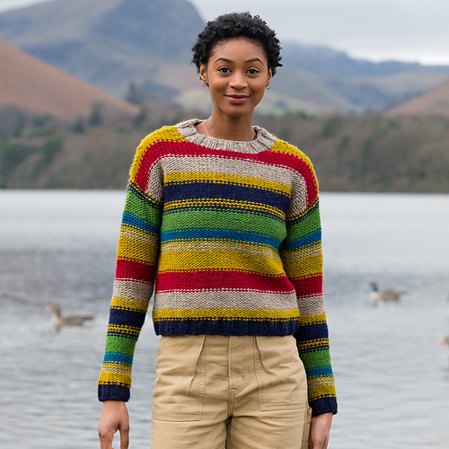 Ravelry: All Stripes Sweater (Super Bulky) pattern by Sylvia Watts-Cherry