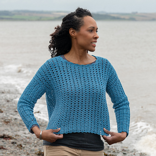 Ravelry: Open Reef Sweater pattern by Kirsten Joel
