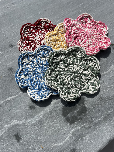 Ravelry: Bloom Coasters pattern by Amy Kate Sutherland