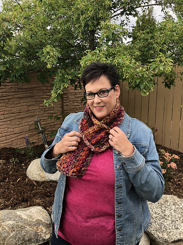 Ravelry: Bountiful Pull Through Scarf pattern by Pam Grice
