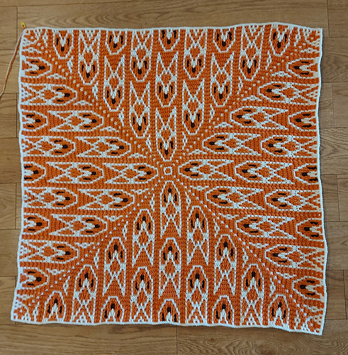 Ravelry: Fox Tales Mosaic Blanket pattern by Maxine Gill
