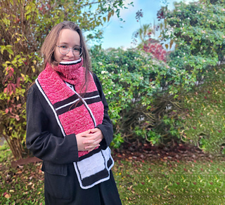 Ravelry: From Rags to Riches Tunisian Scarf pattern by Maxine Gill