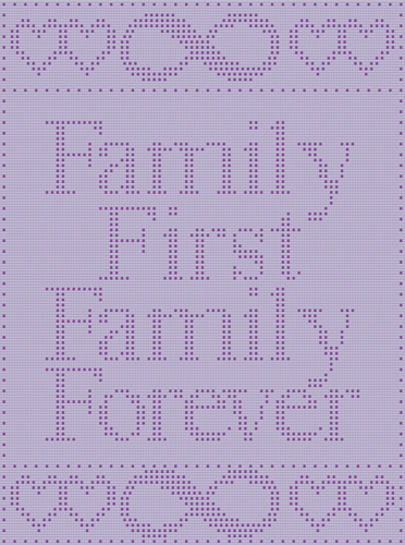Ravelry: Family First Family Forever pattern by Leigh Anne