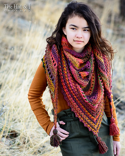 Ravelry: Hello Fall Shawl pattern by Marken of The Hat & I