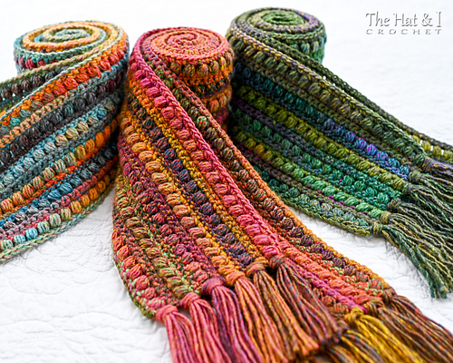 Ravelry: Boho Scarves pattern by Marken of The Hat & I