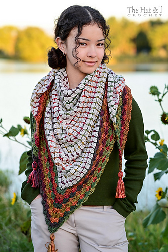 Ravelry: Shades of Fall Shawl pattern by Marken of The Hat & I