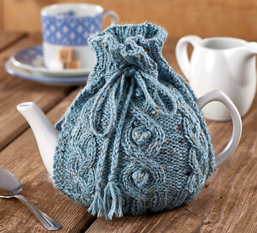 Ravelry: Cable Tea Cosy pattern by Sian Brown Knitwear Design