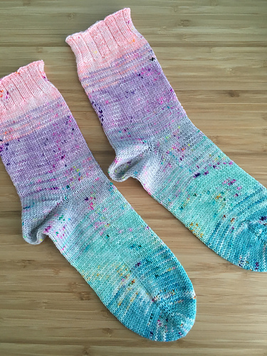 Ravelry: Mermaid Sprinkle Socks pattern by NinjaKnits