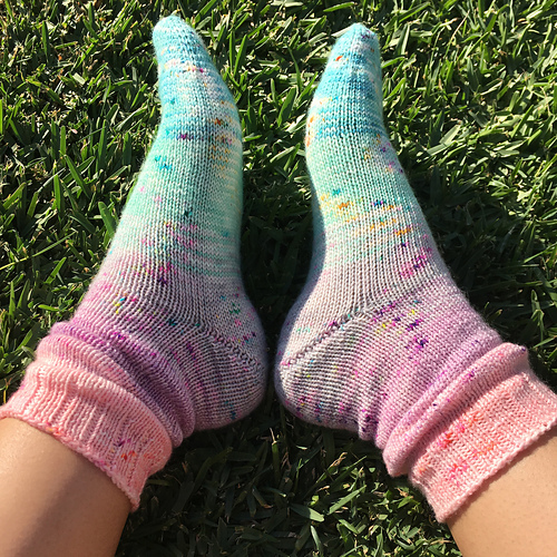 Ravelry: Mermaid Sprinkle Socks pattern by NinjaKnits