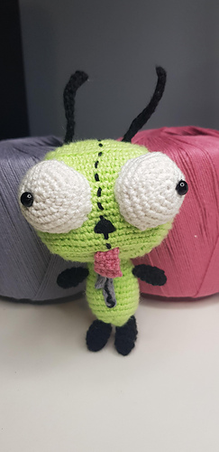 FREE Pattern. GIR from Invader Zim : r/crochet