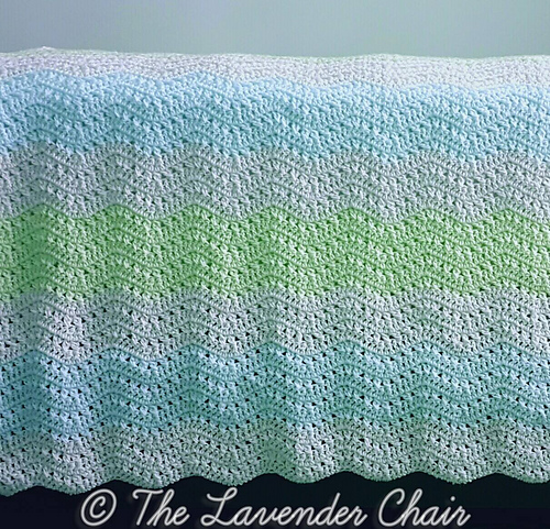 Ravelry: Crossed Double Ripple Afghan pattern by Dorianna Rivelli