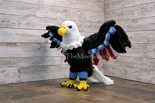 Ravelry: Realistic Bald Eagle Patriotic pattern by Carrine Ng
