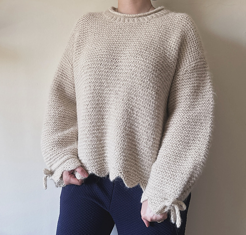 Ravelry: Crossandra Sweater Adult pattern by Nashwa Sakr