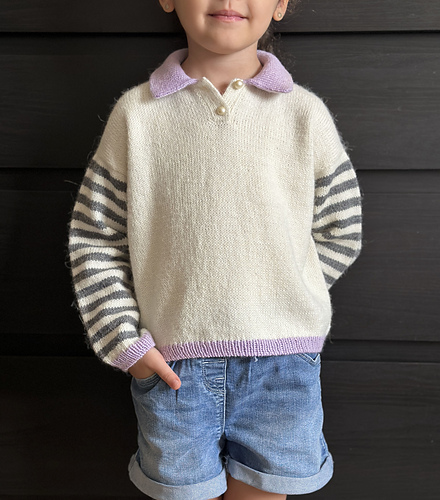 Ravelry: Aster Sweater Junior pattern by Nashwa Sakr