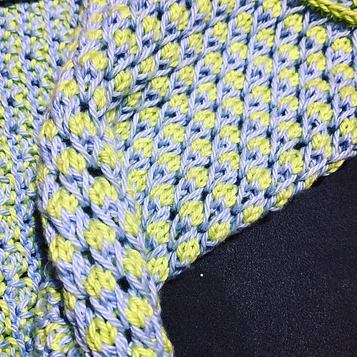 Ravelry: Ice Cream Lace Face Washer pattern by The Naughty Yarnist