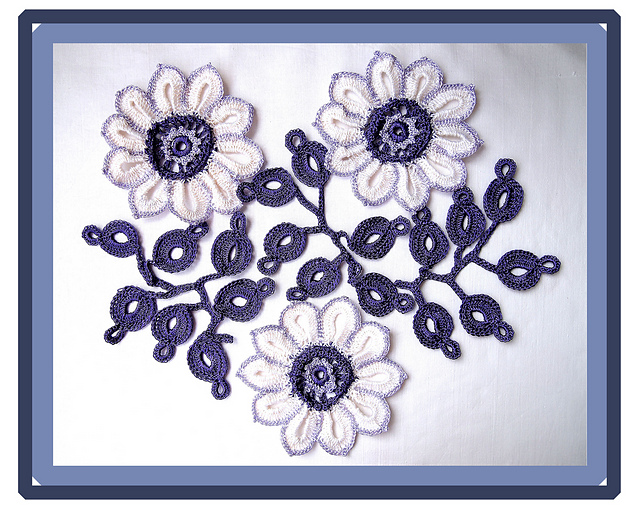 Ravelry: Irish Lace Wedding Bouquet. pattern by ThePoshCrochet