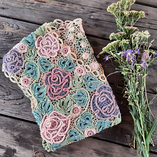 Ravelry: Irish lace motif Rose. pattern by ThePoshCrochet