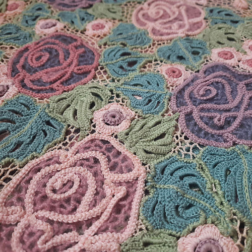Ravelry: Irish lace motif Rose. pattern by ThePoshCrochet