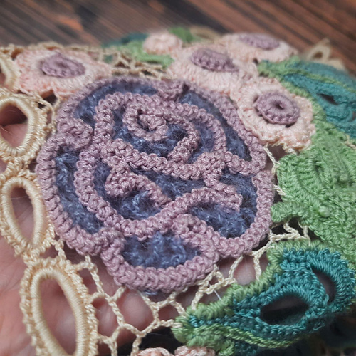 Ravelry: Irish lace motif Rose. pattern by ThePoshCrochet