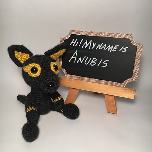 Ravelry: Amigurumi Egyptian God Anubis pattern by Samantha Goodheart