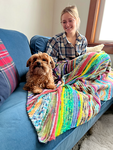 Ravelry: Cottagecore Throw pattern by Samantha Troia