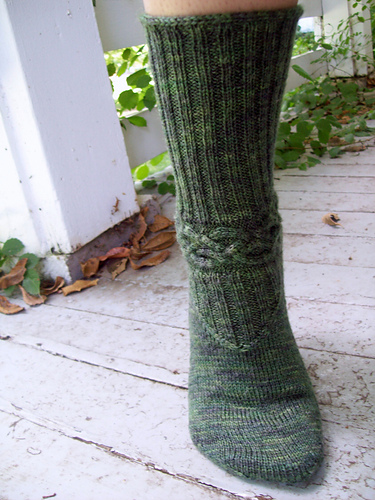 Ravelry: Elphaba's Revenge Socks pattern by Sarah Wilson