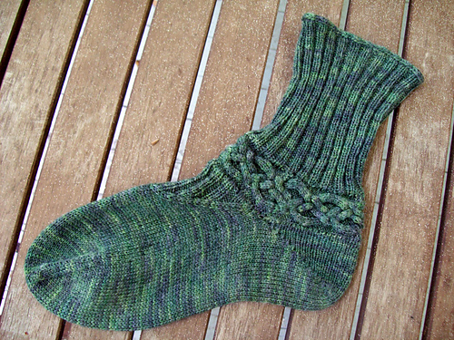 Ravelry: Elphaba's Revenge Socks pattern by Sarah Wilson