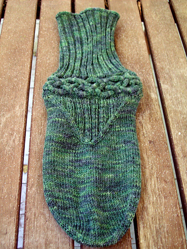 Ravelry: Elphaba's Revenge Socks pattern by Sarah Wilson