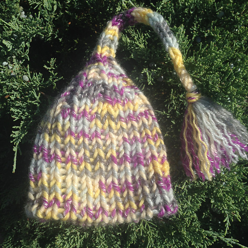 Ravelry: Stretchy Baby Elf Cap pattern by Nissa Rudh