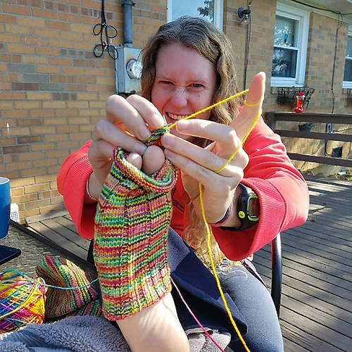 Ravelry: very v socks pattern by Nissa Rudh
