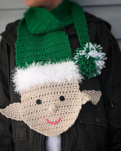 Ravelry: Cheeky Elf Scarf pattern by Rebecca Bedding