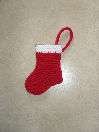 Ravelry: Christmas Stocking Ornament pattern by Tanya Eberhardt
