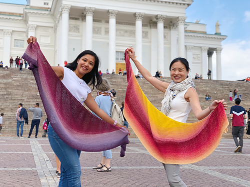 Ravelry: The Crescent Shawl pattern by Dewi - The Yarnation