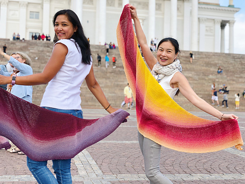 Ravelry: The Crescent Shawl pattern by Dewi - The Yarnation