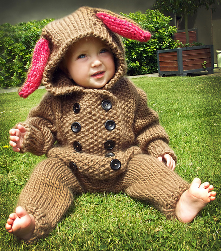Ravelry: Double Breasted Bunny Suit pattern by Rhiannon