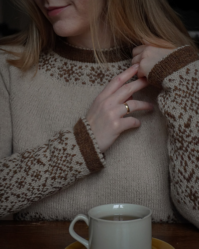 Ravelry: Diamond Snow Sweater pattern by Home of Cords
