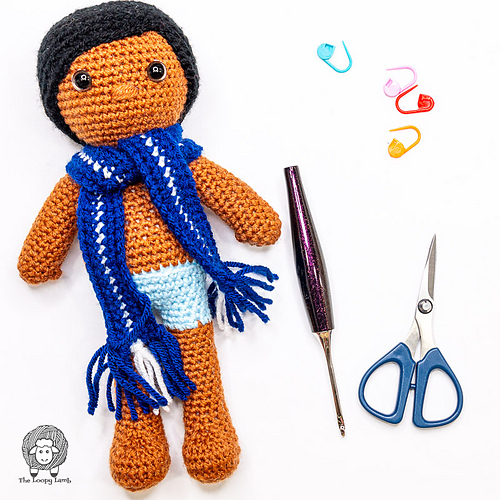 Ravelry: Amigurumi Toy Scarf pattern by Ashley Parker