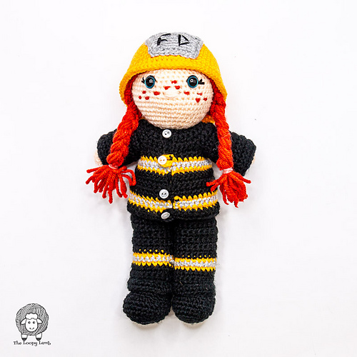 Ravelry: Firefighter Doll Outfit pattern by Ashley Parker